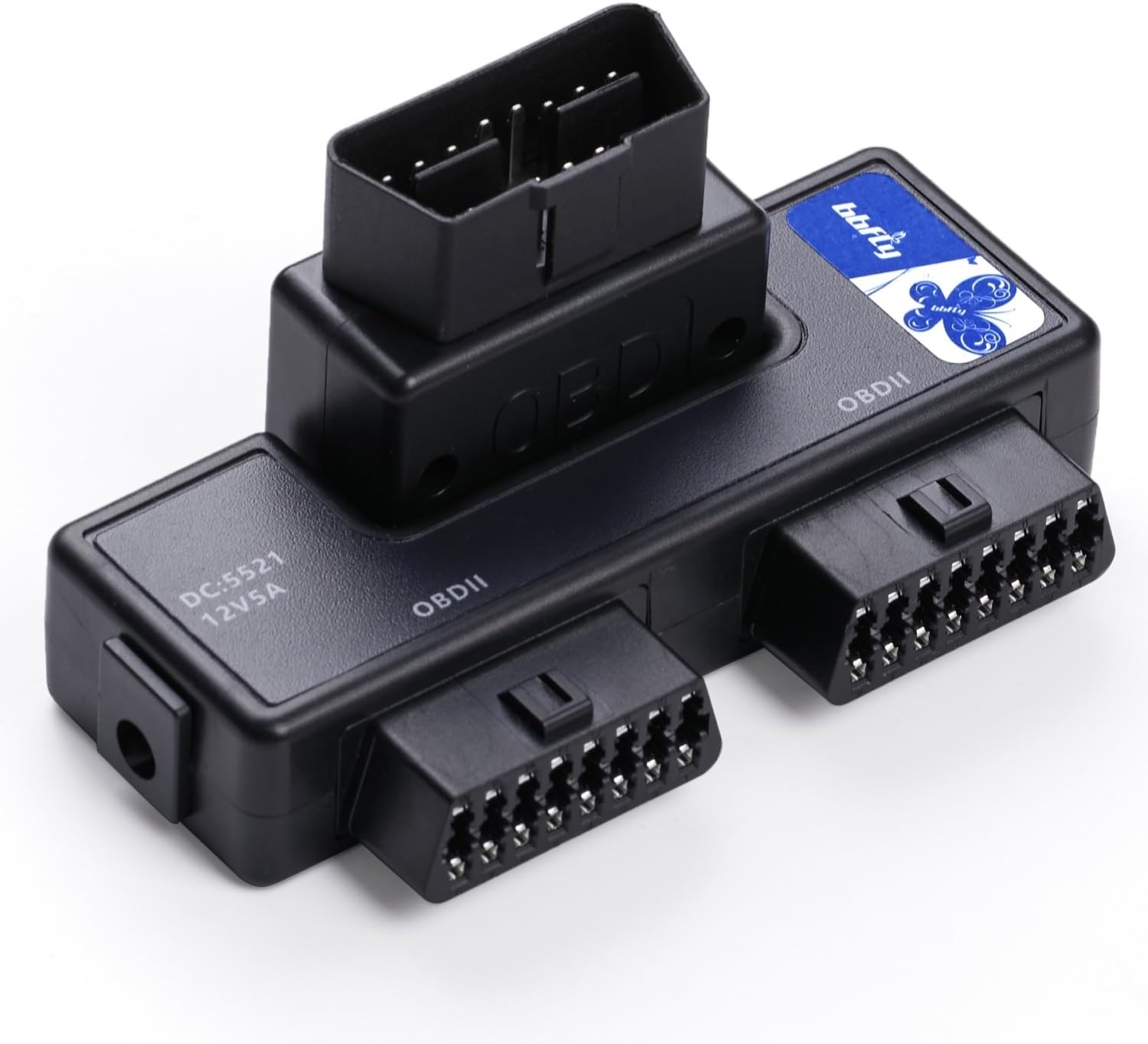 Amazon.com: OBDII Splitter with Rotatable Male Port, bbfly-B33 1 Male ...