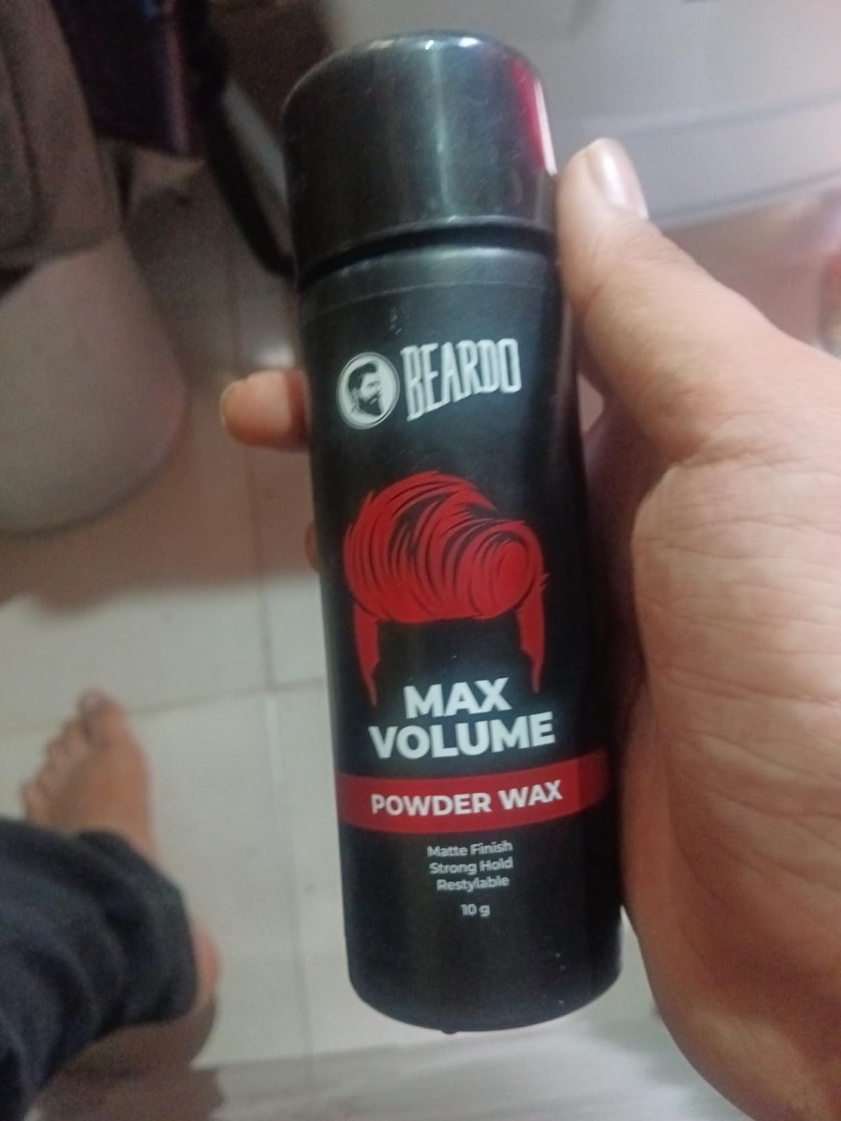 Beardo Max Volume Powder Wax 10 gm | Matte Finish | Strong Hold ...