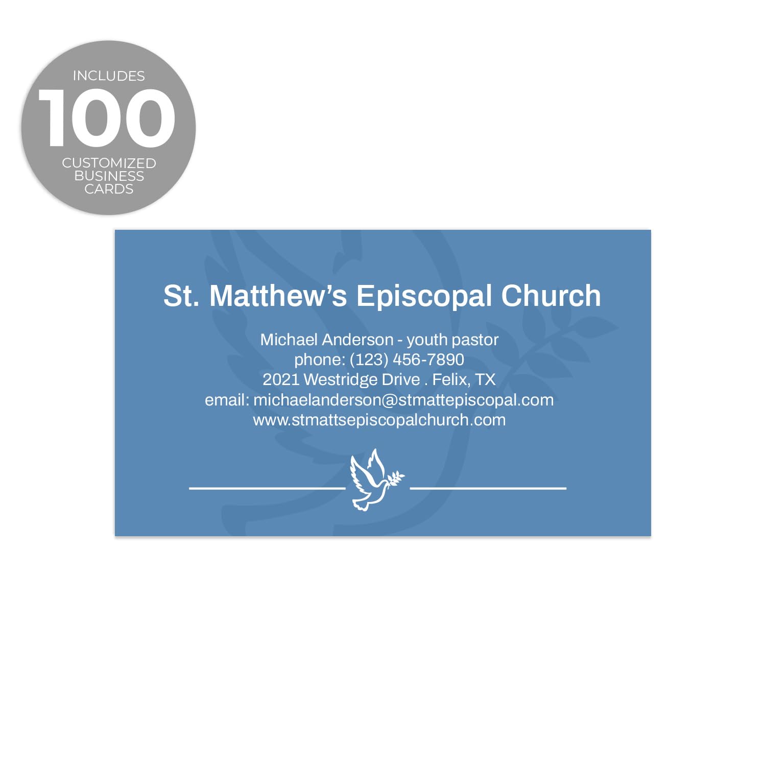 Chaplain Business Cards