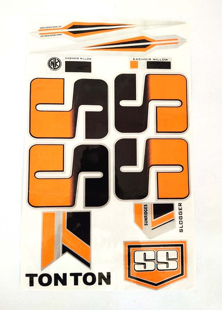 Buy Oshi Ss Sunridges Slogger Monstar 21 Cricket Bat Sticker Online at ...