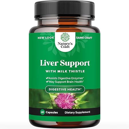 Amazon.com: Milk Thistle Liver Support Supplement - Herbal Liver ...