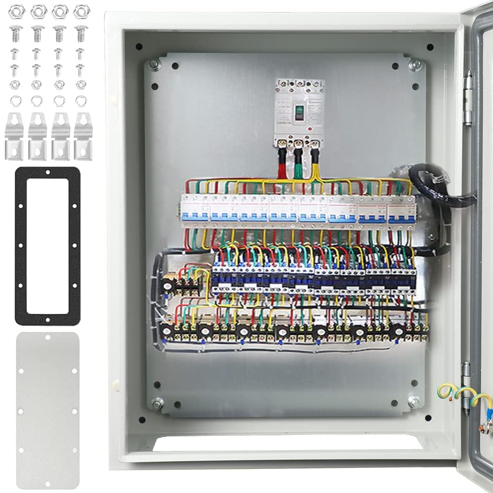 Supllueer Steel Enclosure Box, 16X12X8 NEMA Electrical Box IP66 Water ...