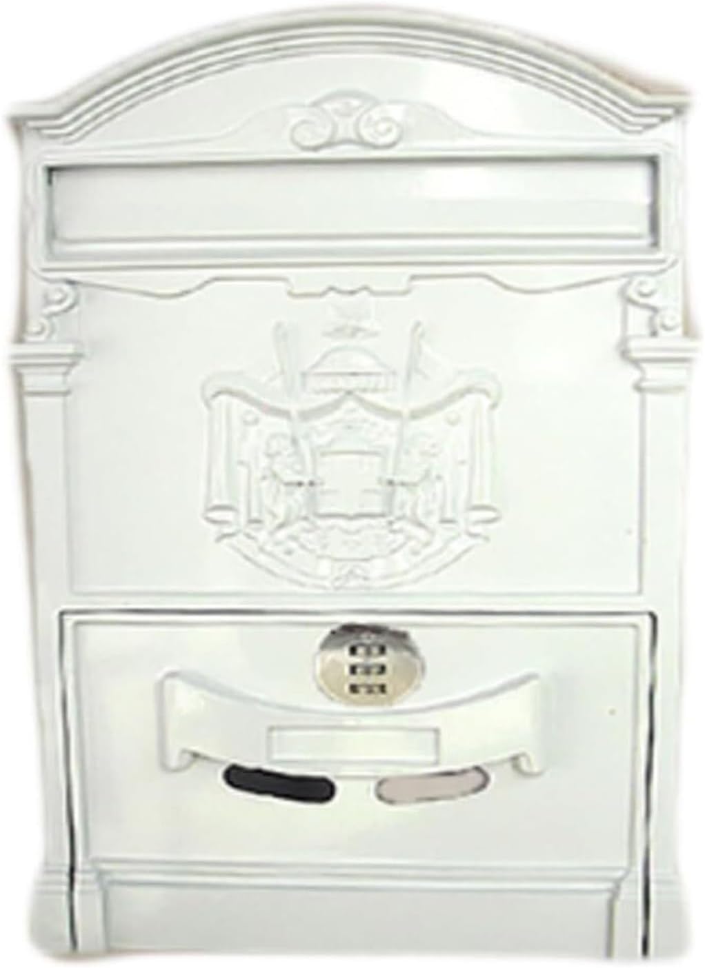 Mailbox Drop Post Box Metal Mailbox Vintage with Combination Lock ...