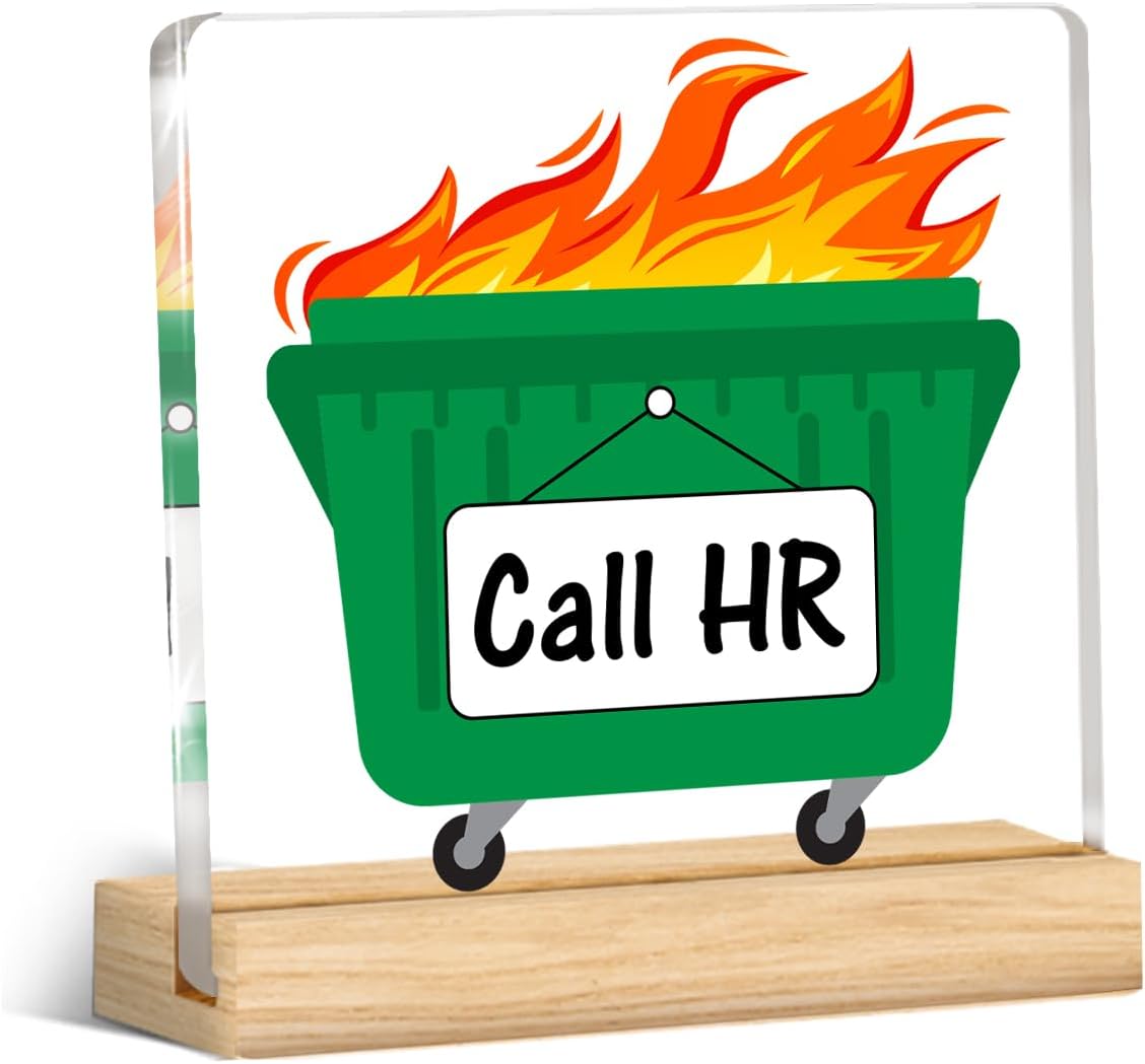 Amazon.com: Funny HR Office Desk Decor Gifts for Human Resources ...