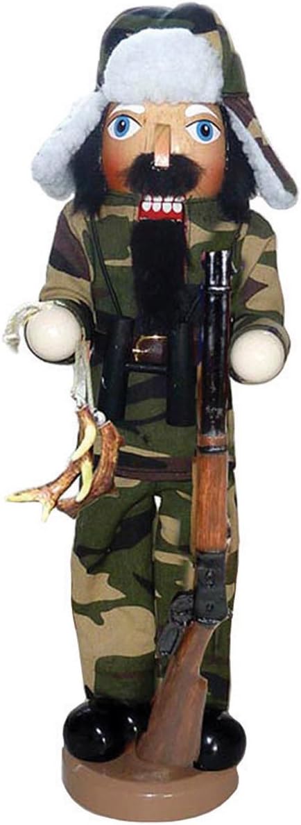 Amazon.com: Santa's Workshop 70646 Camo Hunter Nutcracker, 14" : Home ...
