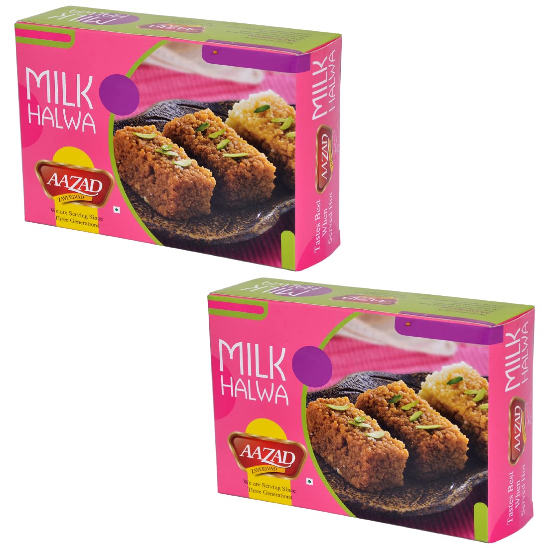 Buy Aazad Mithai Rakhi with Milk Halwa (Milk Cake) - 250g (Pack Of 2 ...