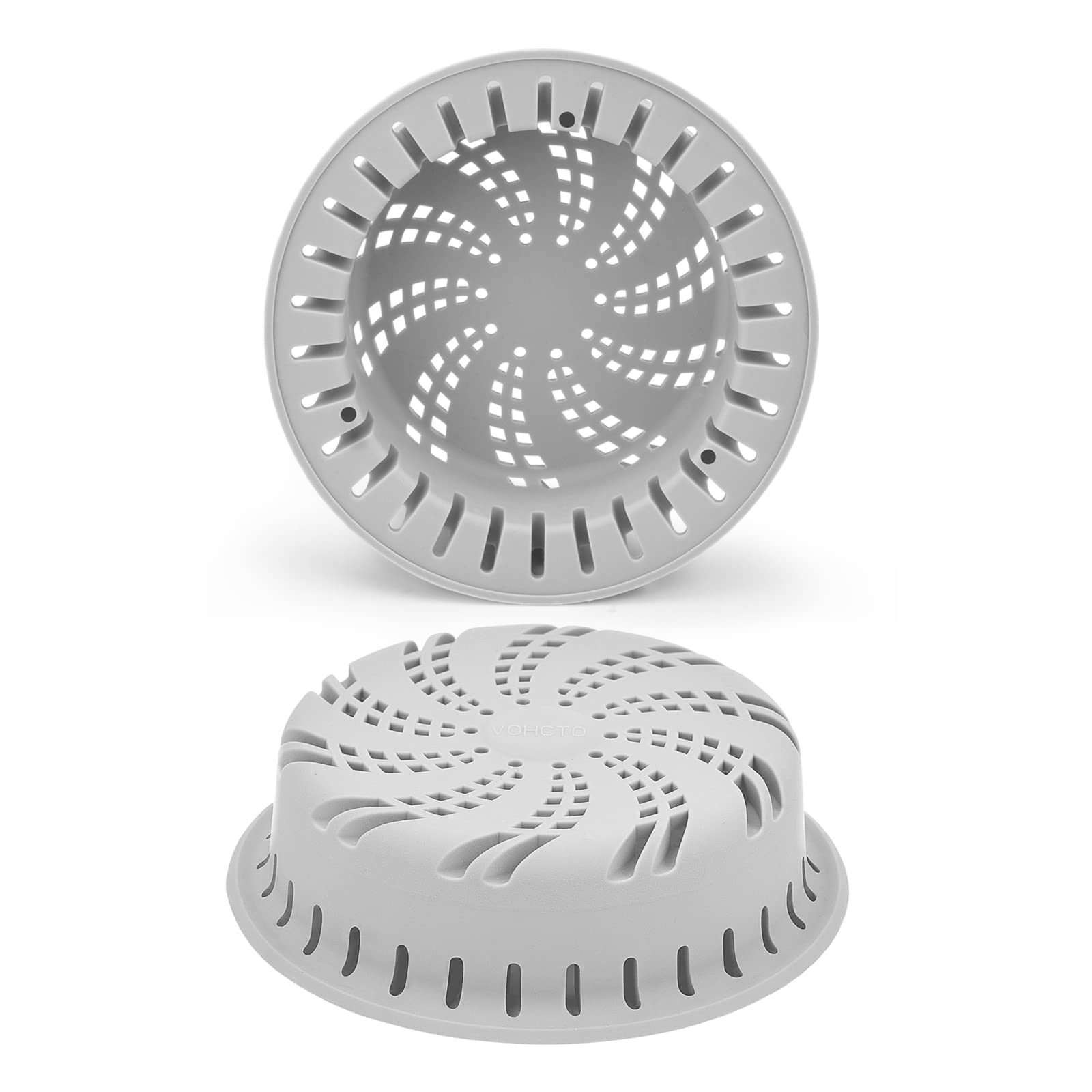 VOHCTO Silicone Drain Hair Catcher Bathroom Sink Bathtub Drain ...