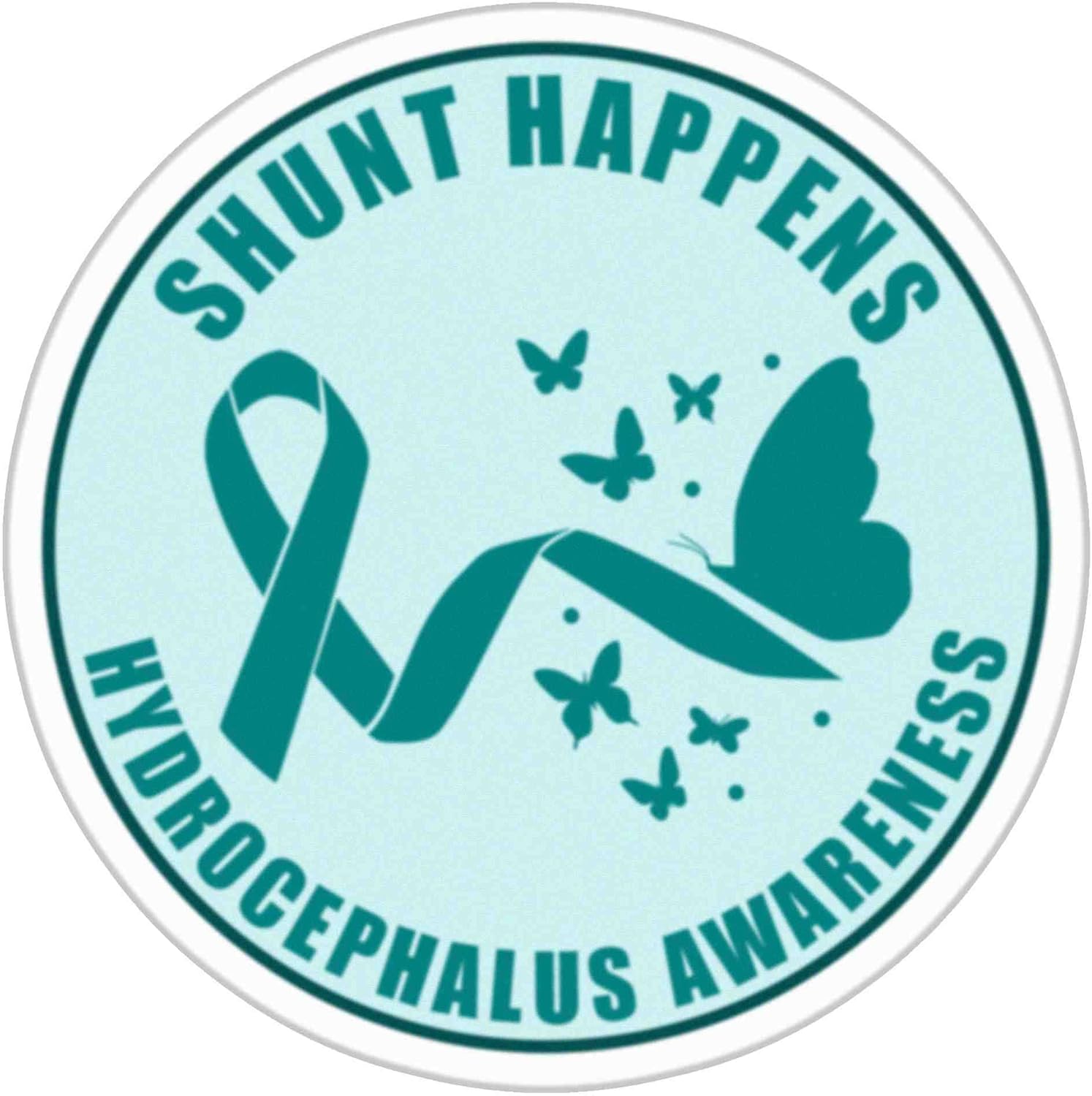 Amazon.com: PTSD Awareness Sticker Post Traumatic Stress Green Ribbon ...