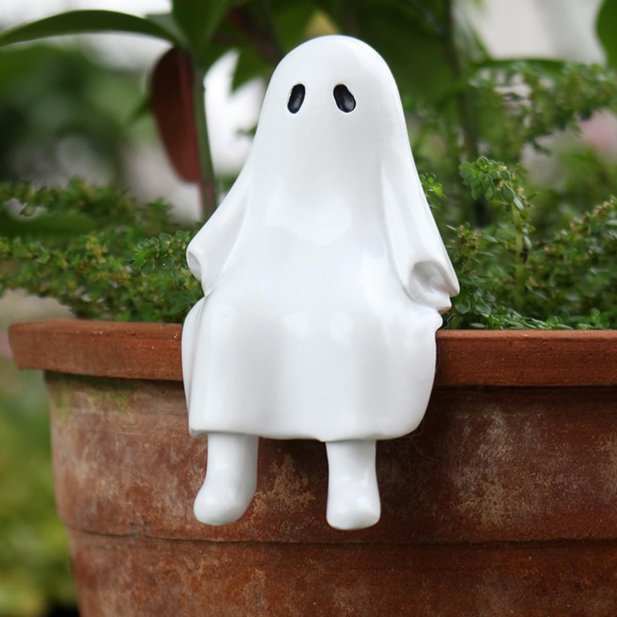 Amazon.com : XKFLUAHM Cute Figurines Garden Decor Planter Hugger for ...