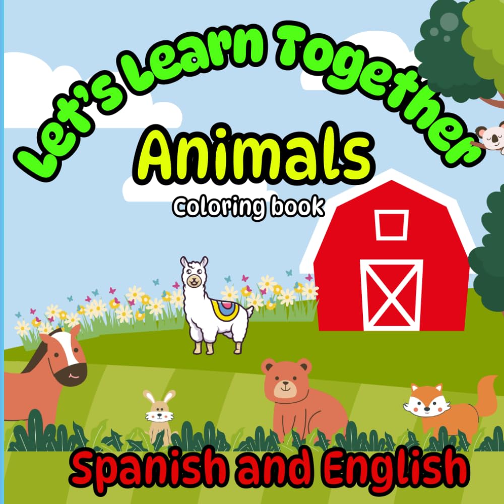 Amazon.com: Let's Learn Together: Spanish & English Coloring book ...