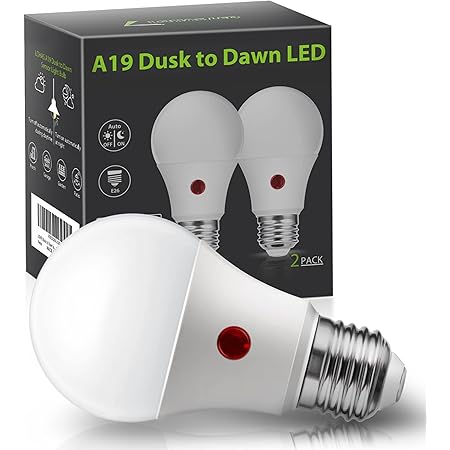 Amazon.com: SYLVANIA Dusk to Dawn A21 LED Light Bulb with Auto On/Off ...