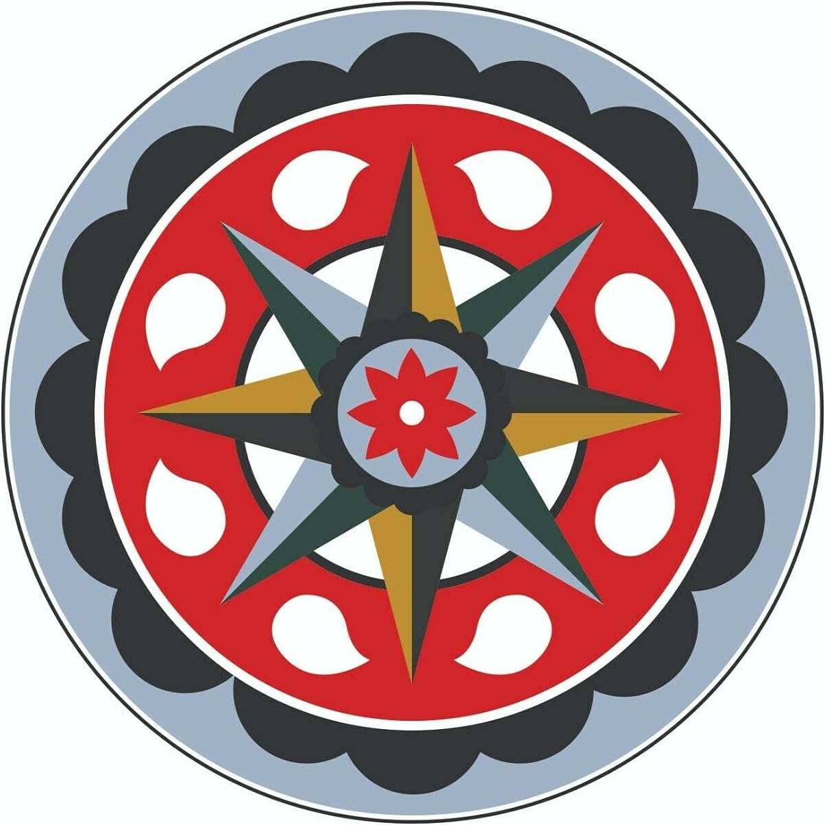 Amazon.com: Pennsylvania Dutch Double Distelfink Metal Sign 12 ...