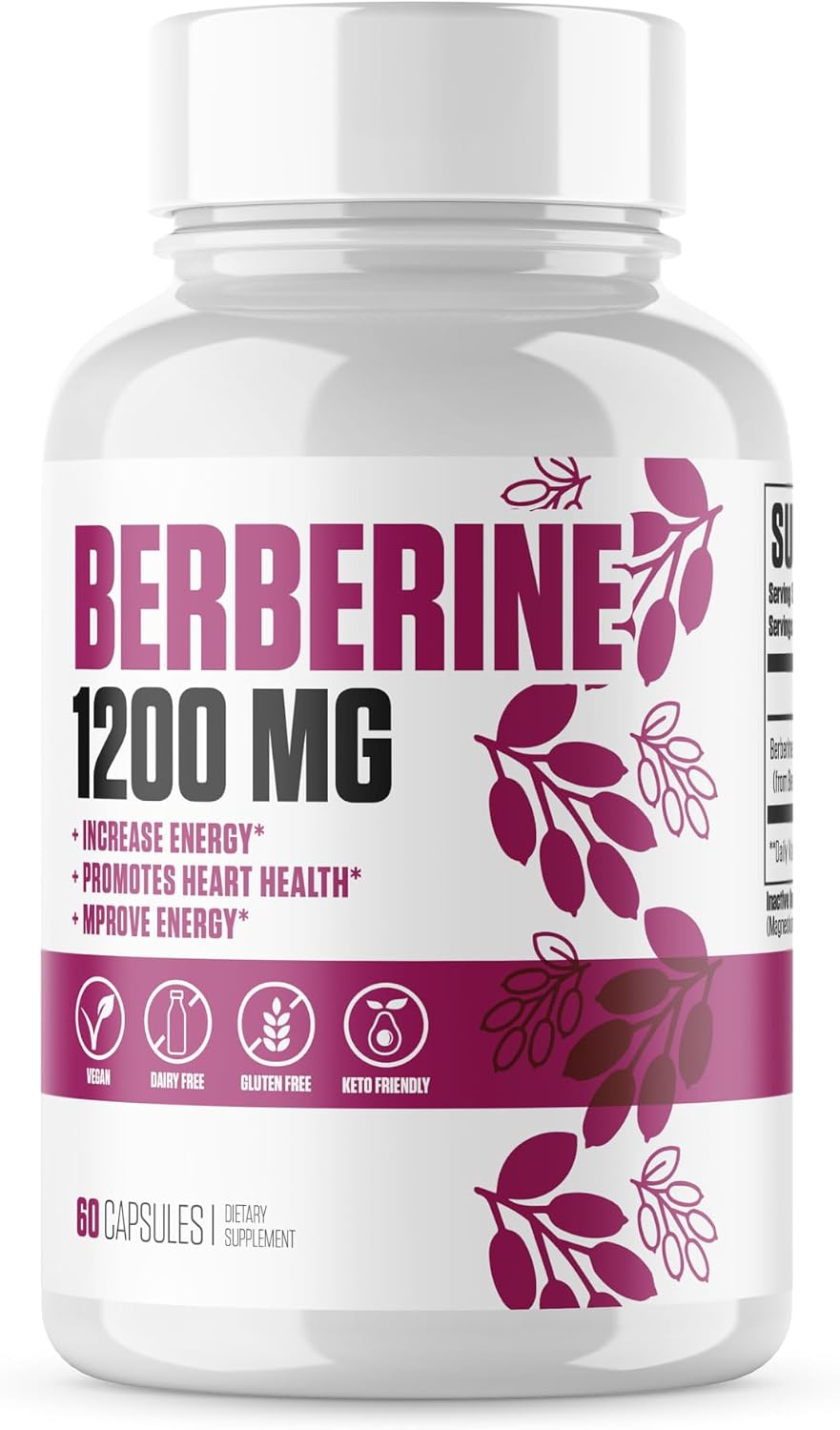 Berberine Extra Strength Suplemento de berberina clasificado #1 para la ...