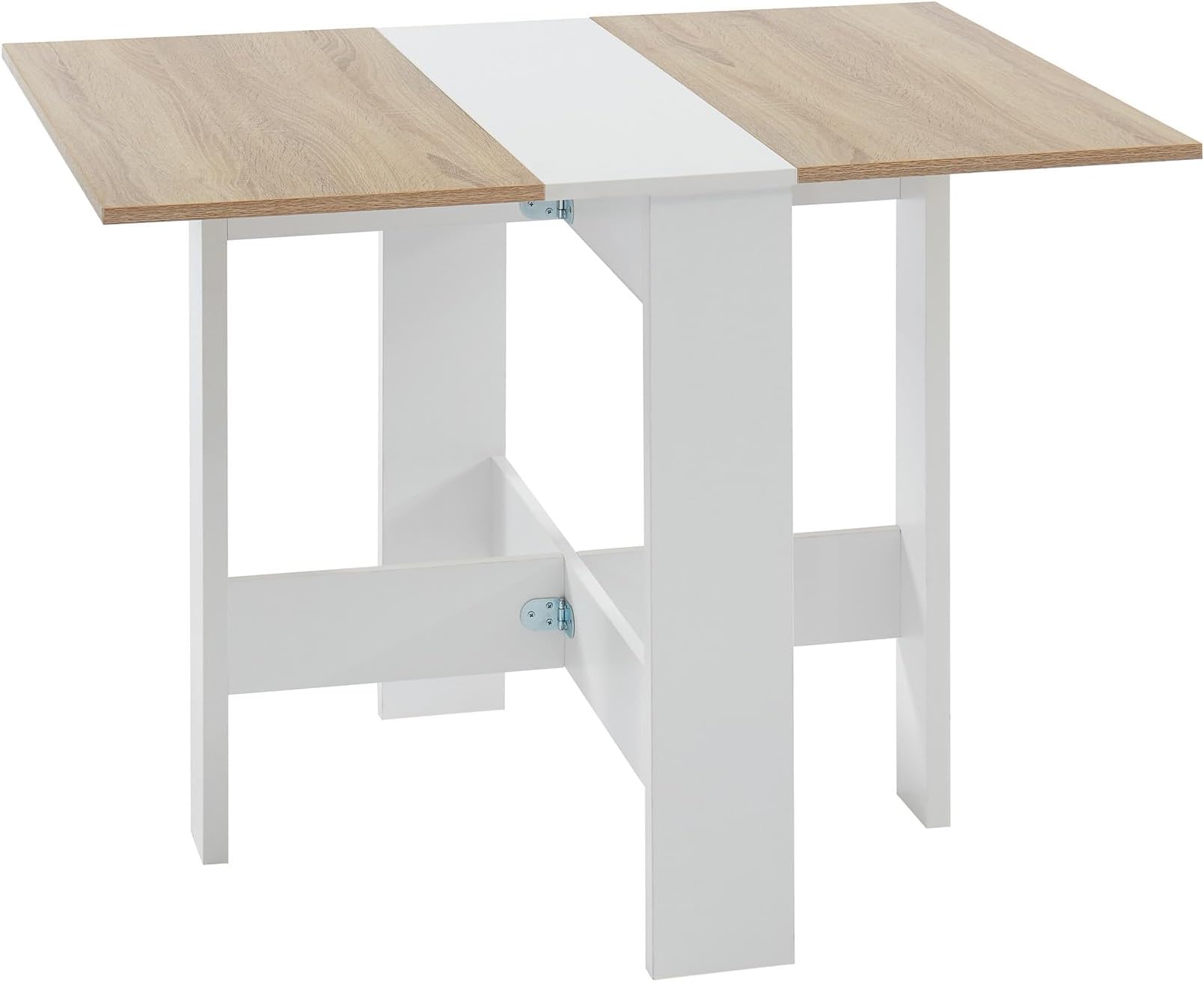 COSTWAY Table Extensible Salle à Manger pour 4-7 Personnes, Table Ronde ...