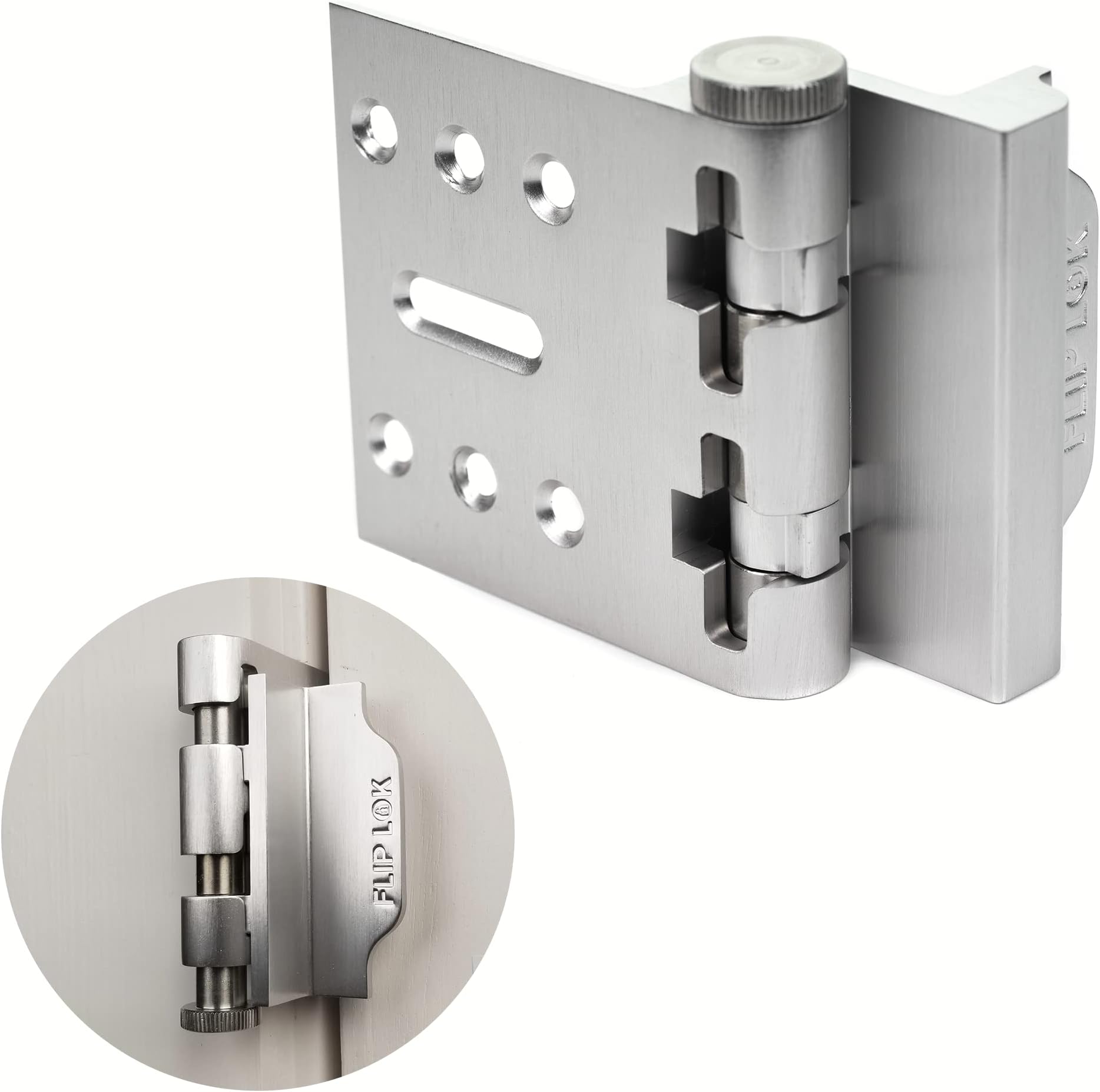 FlipLok High Security Door Lock - 10X Stronger Than a Deadbolt, Keypad ...
