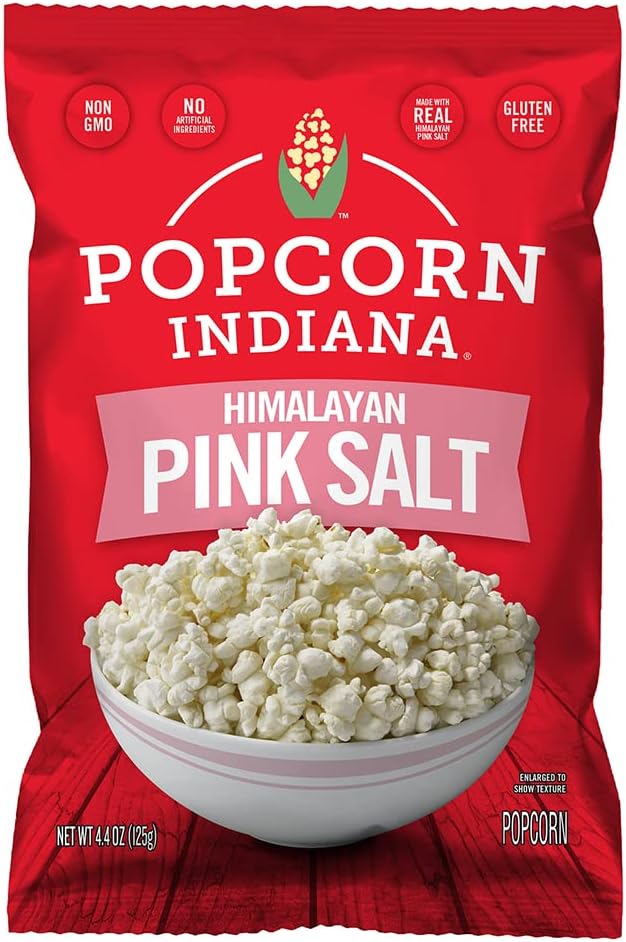 Amazon.com : Popcorn Indiana Himalayan Pink Salt Popcorn (6 Count - 2.1 ...