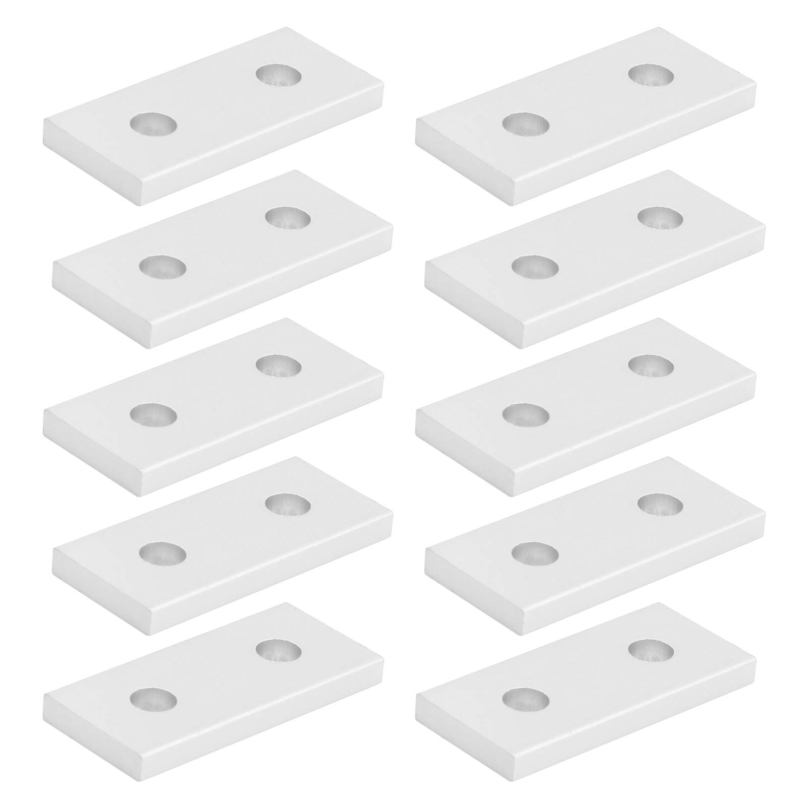 Amazon.com: Joining Plate, Pack of 10 Aluminum Flat Connecting Plate ...