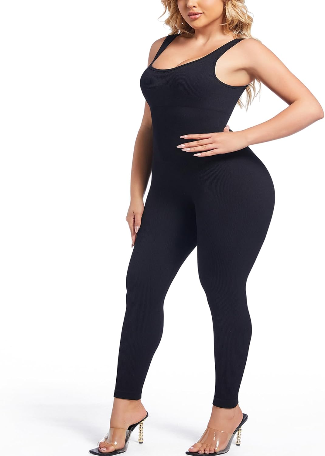 Amazon.com: VENDAU Workout Jumpsuits for Women Yoga Jumpsuits for Women ...