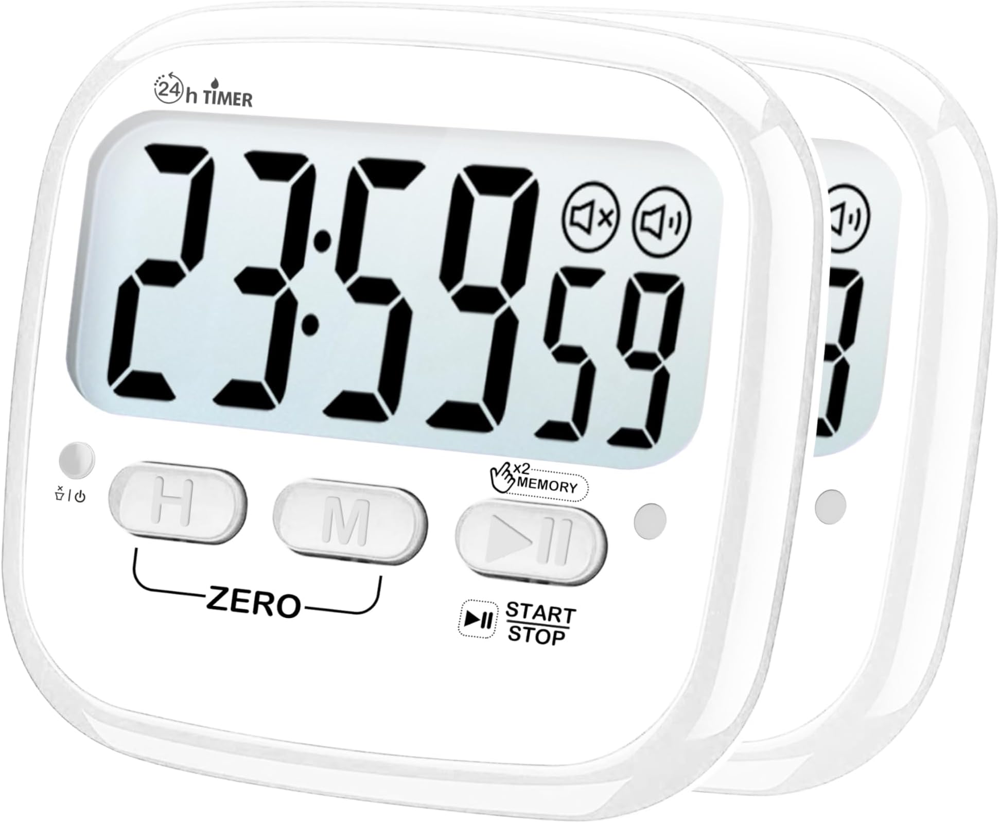 Amazon.com: Extra Big Digit Timer - Set of 2 : Home & Kitchen