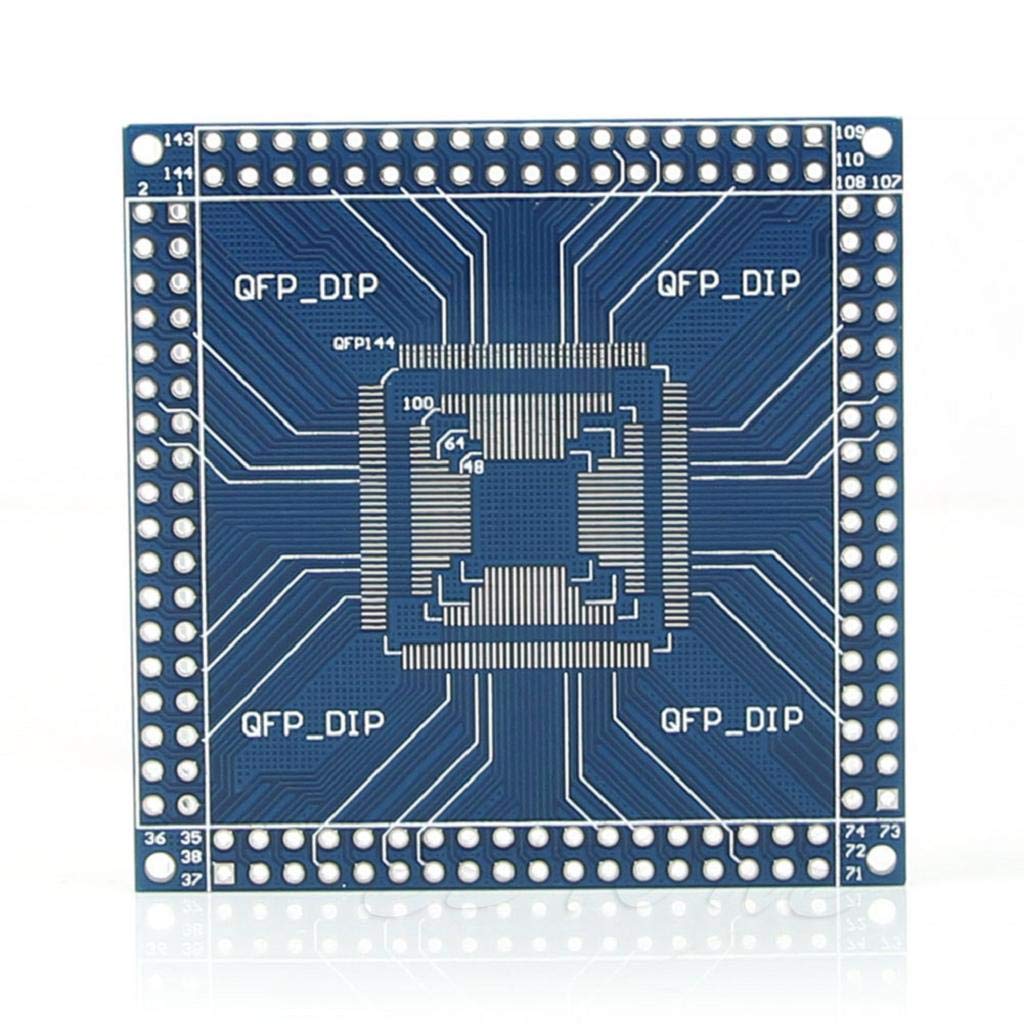 Forgun QFP/TQFP/LQFP 32/44/48/64/100/144 Pin To DIP Pin Board Adapter ...