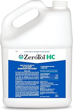 Amazon.com: BioSafe Systems 6200-1 ZeroTol HC Fungicide, 1 Gal - Case ...