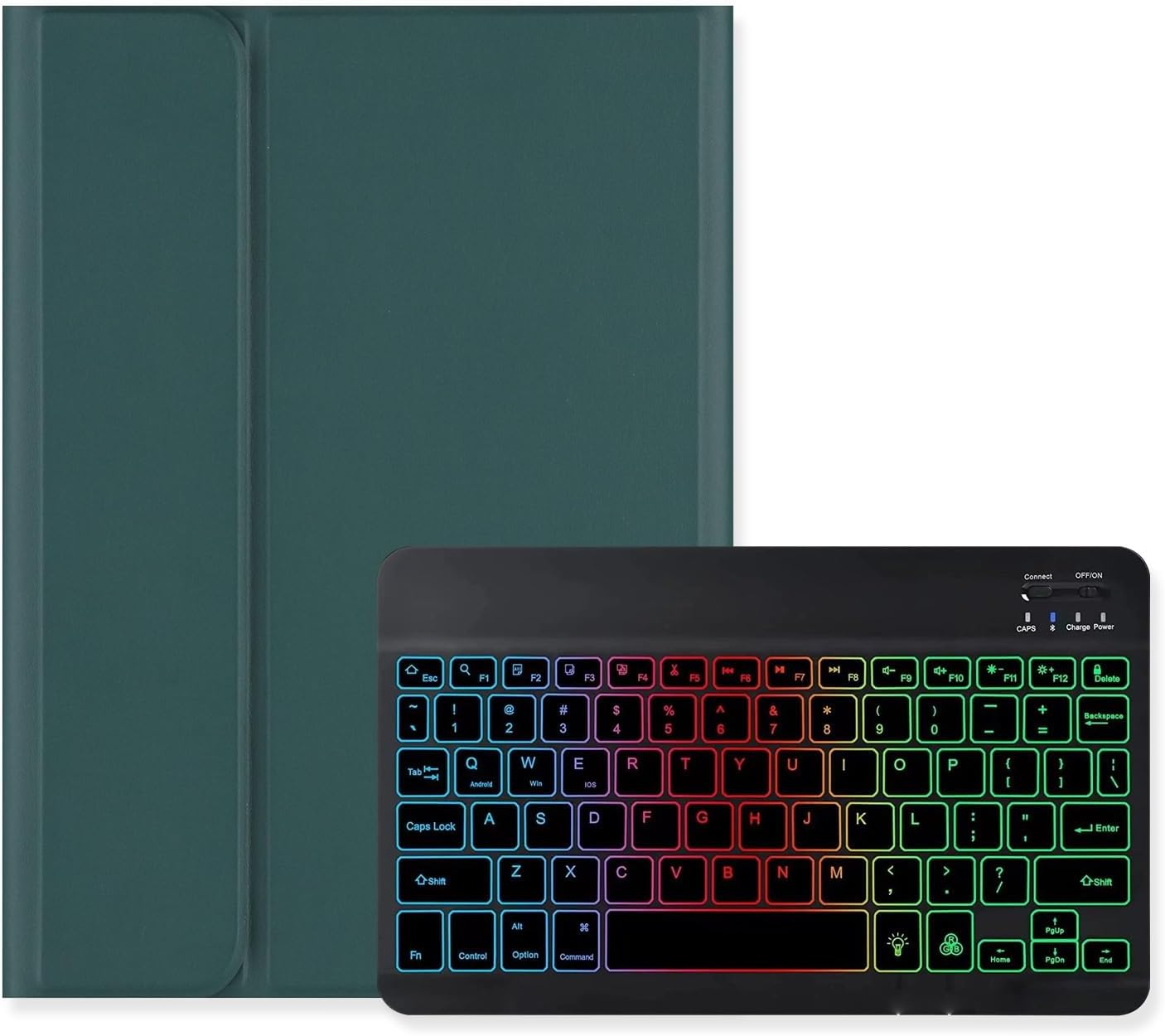 Amazon.com: Disonbeir Backlit Keyboard Case for Galaxy Tab S10 FE / S9 ...