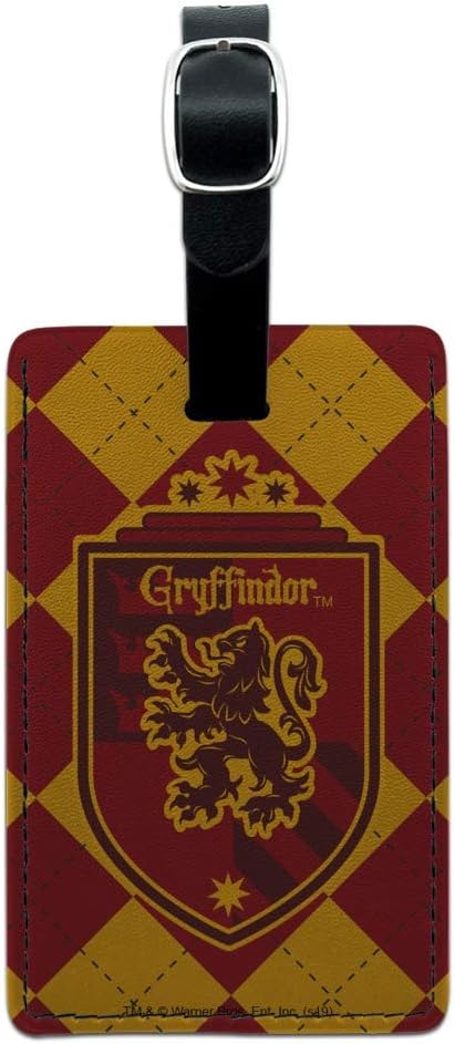 Amazon.com: Harry Potter Gryffindor Plaid Sigil Rectangle Leather ...