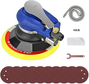 Anesty -Orbital pneumatic air eccentric sander with disc Ø 150 mm 6 ...