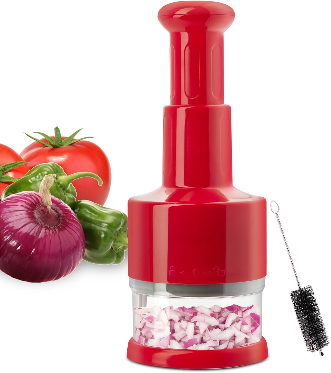 GLADICER Handheld Onion Chopper, Stainless steel Manual Chopper for ...