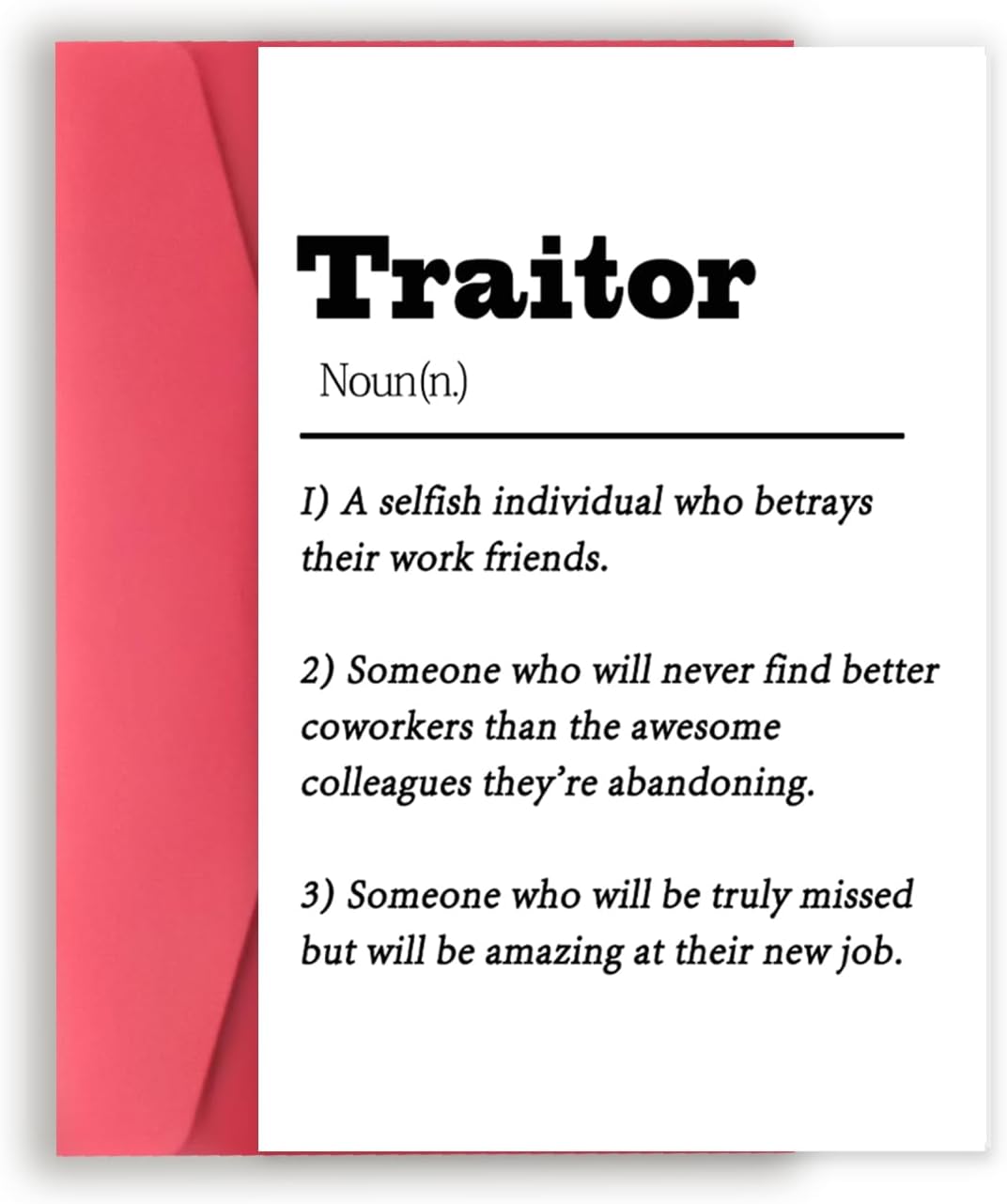 Amazon.com: Funny New Job Congrats Card for Coworker or Colleagues or ...