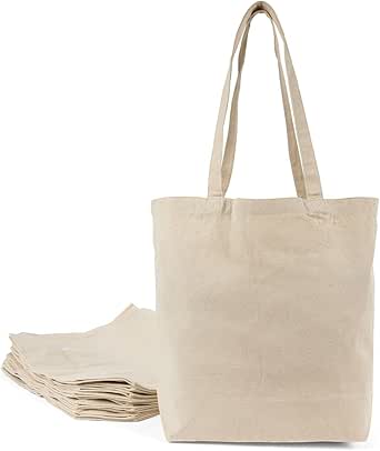 Amazon.com: BAGMASTERS The Original Cotton Tote Bag - Reusable Canvas ...