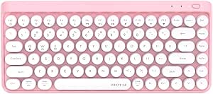 Amazon.com: UBOTIE Wireless Bluetooth Keyboard, Portable 84-Key with ...