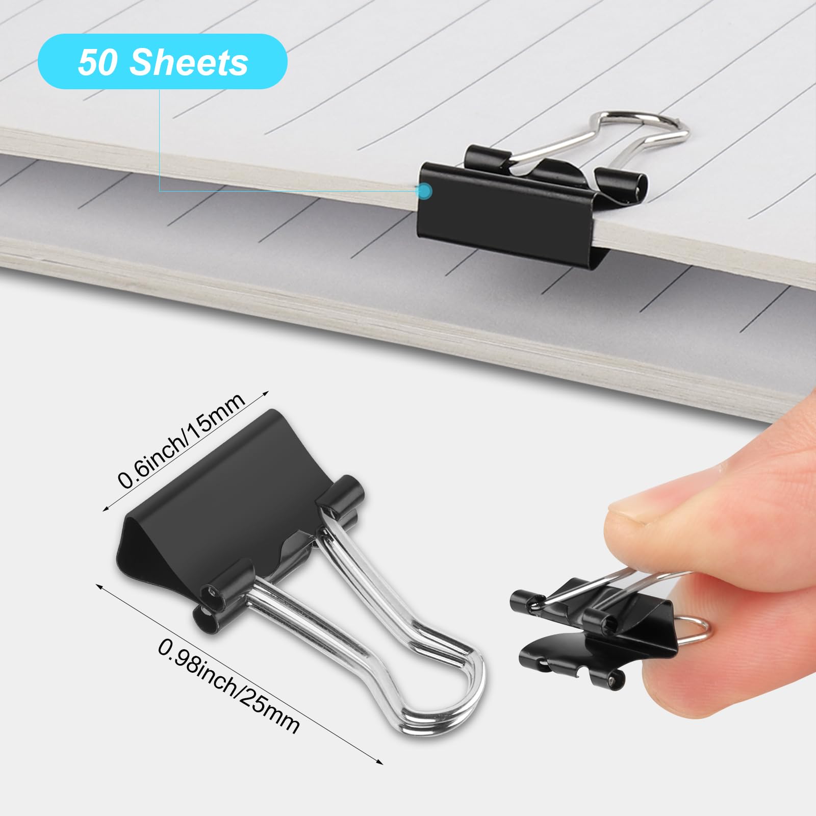 Snapklik.com : Ufmarine 240 Pcs Mini Binder Clips