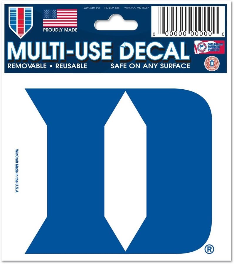 Amazon.com : Wincraft NCAA Duke University 53415014 Multi-Use Decal, 3 ...