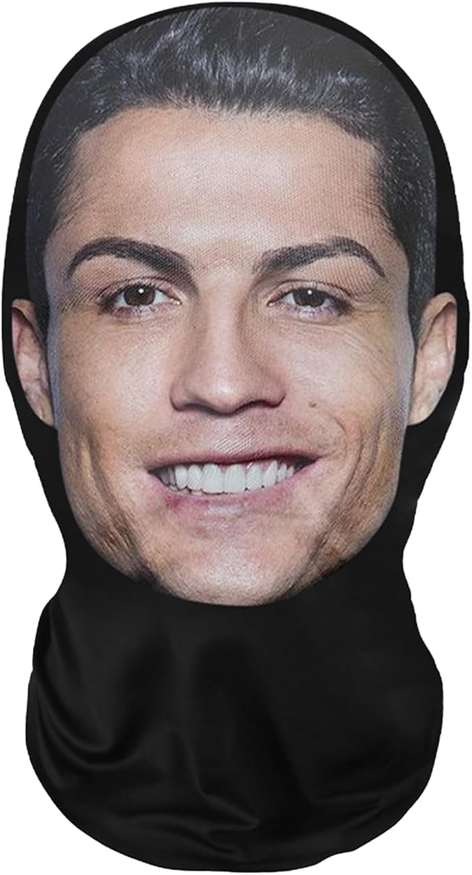 3D Digital Print CR7 Mask – Máscara de Cristiano Ronaldo, Balaclava ...
