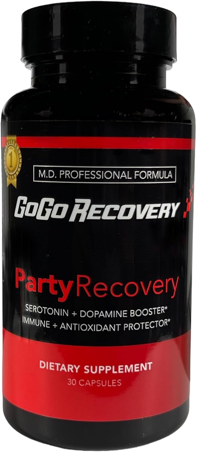 Amazon.com: GoGo Recovery, Party Recovery, 5-HTP 250mg, Serotonin ...