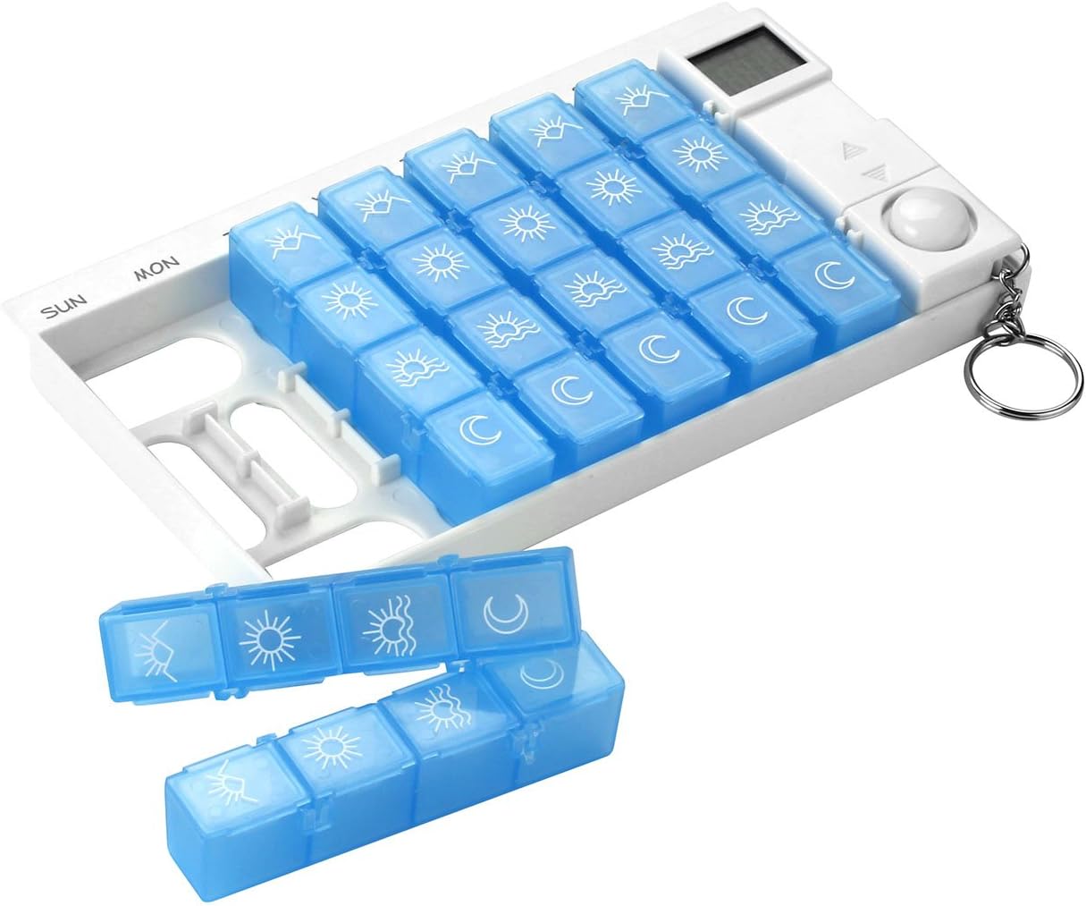 Amazon.com: CozyCabin Digital Pill Box Timer Reminder, 7-Day Travel ...