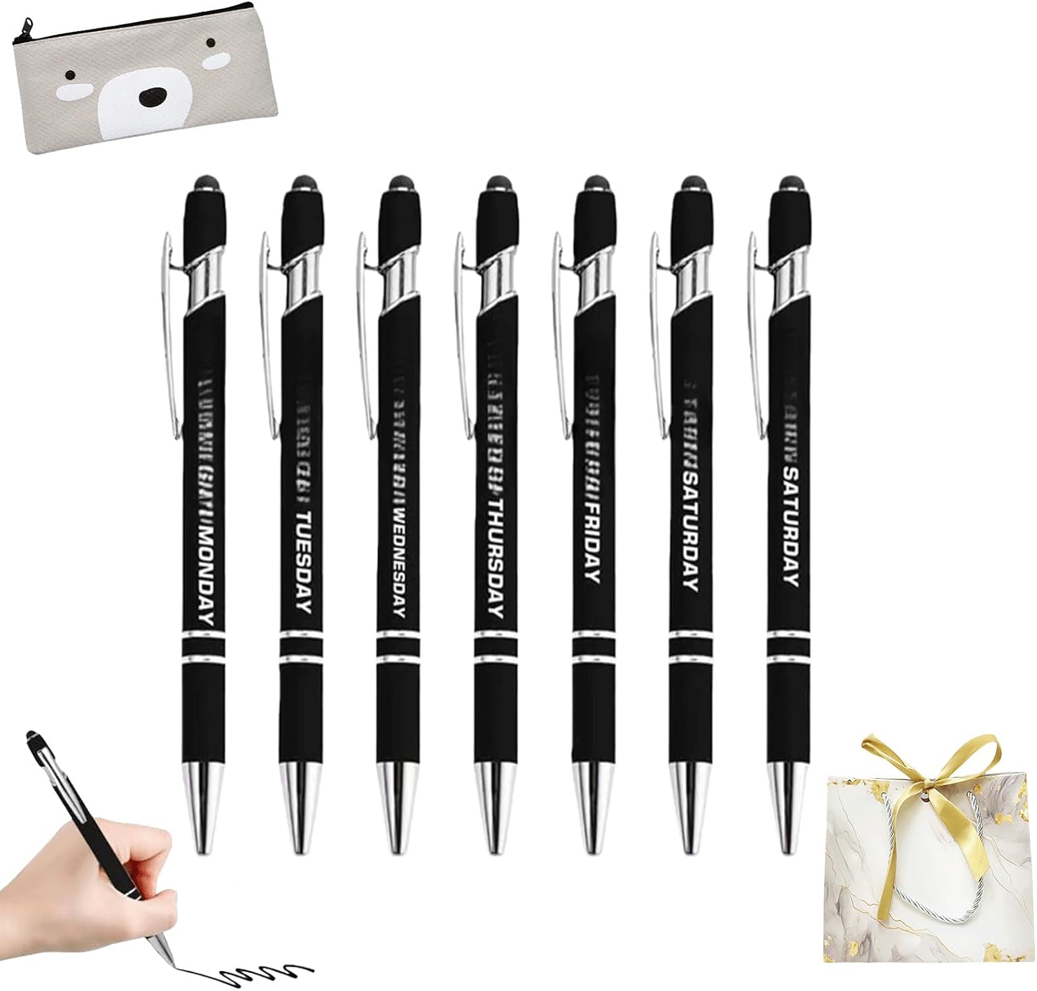 Amazon.com : 2026 New Funny Stress-Relief Daily Quotes Metal Ballpoint ...
