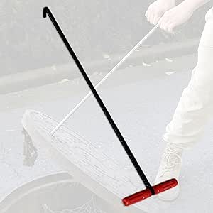 Amazon.com: Heavy-Duty Hand Hole Hook with Red Handle, Protable Steel ...