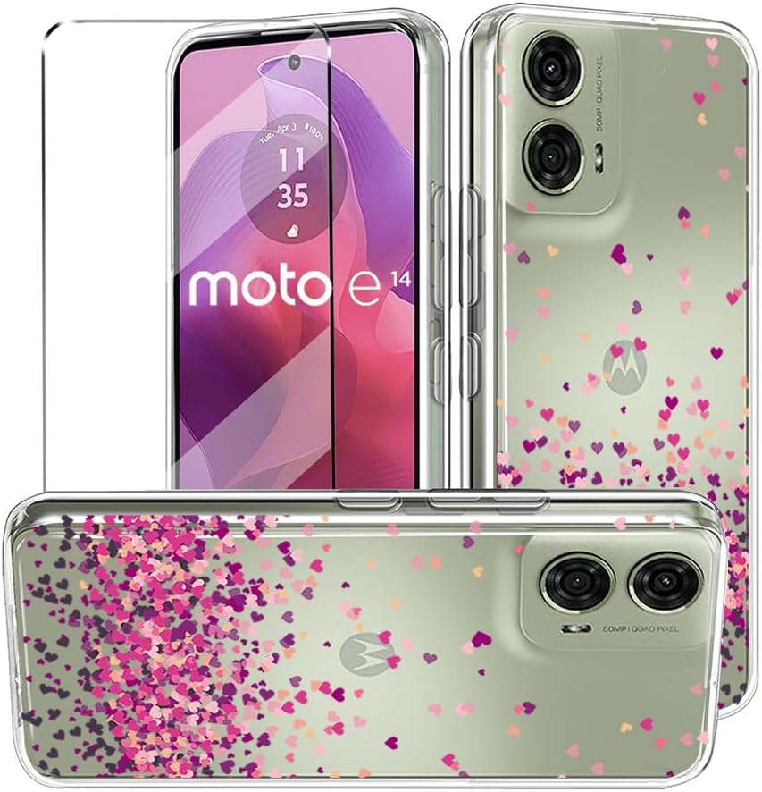 2-in-1 Case Compatible with Motorola Moto E14 / Moto G24 / G04 Cover ...