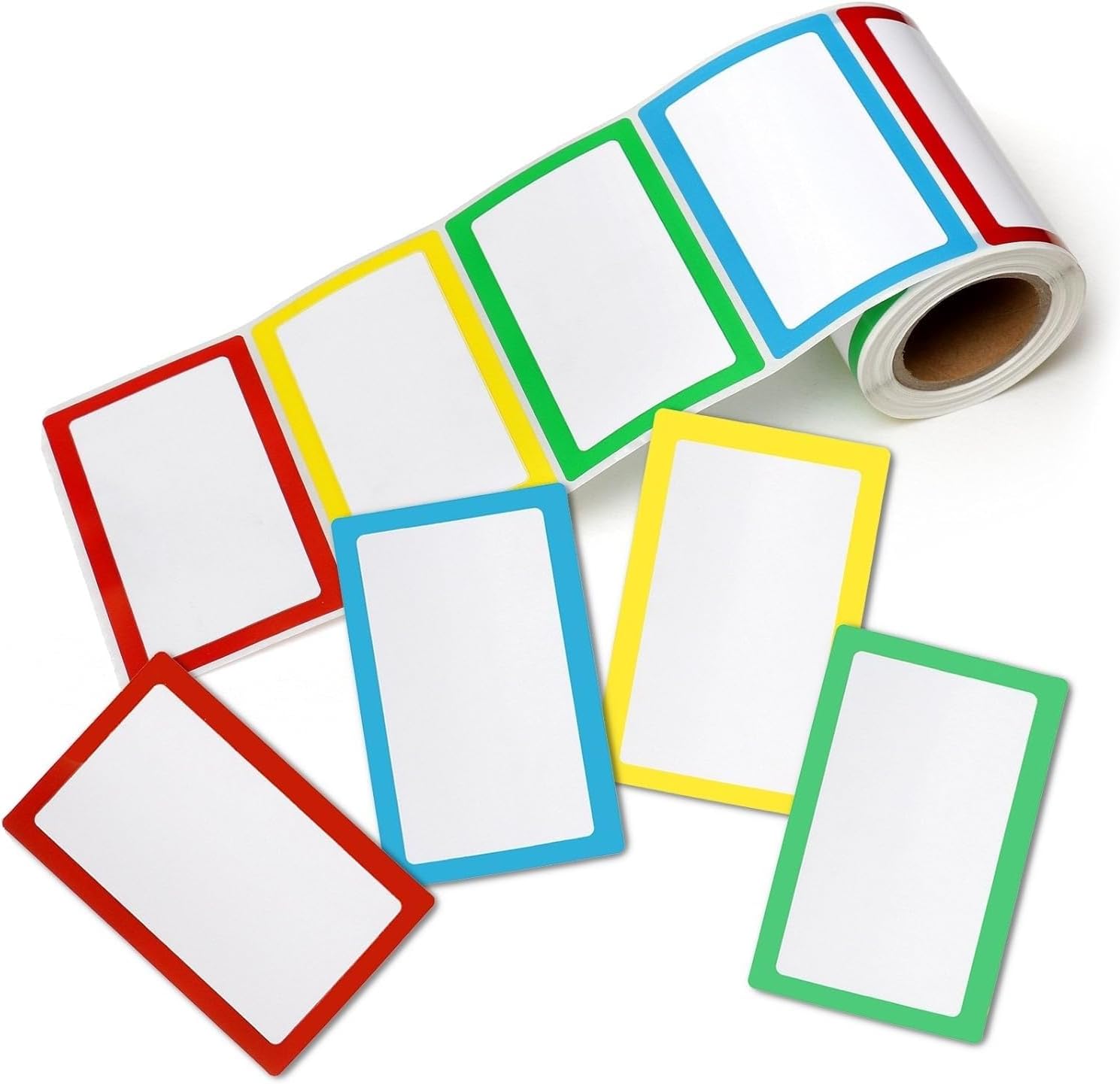 Generic Plain Name Slips for School Notebooks - 192 Labels (12 Sheets ...