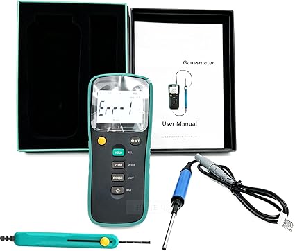 Amazon.com: HFBTE AC DC Gauss Meter Gaussmeter Magnetometer Magnetic ...