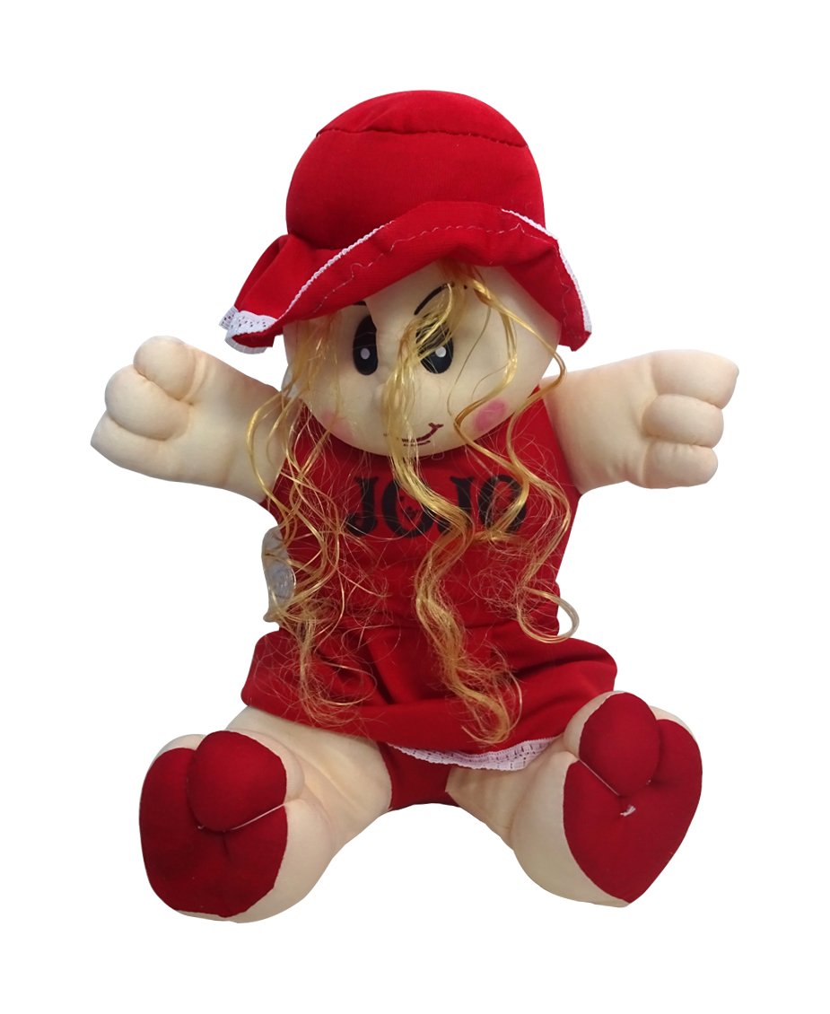 Generic Jojo Soft Toy (Cream and Red) : Amazon.in: Toys & Games
