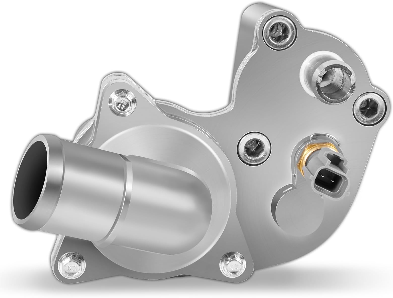 Amazon.com: WMPHE Aluminum Coolant Thermostat Housing Assembly ...