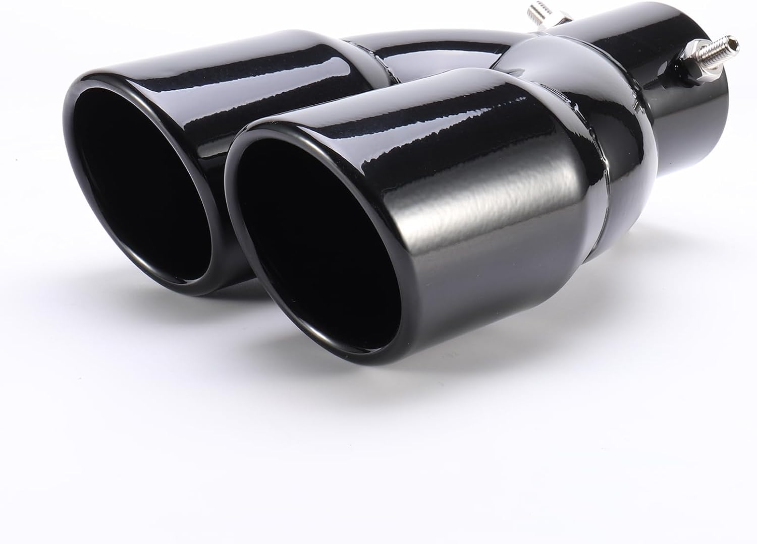 Amazon.com: Black Dual Exhaust Tips Universal for 1.5-2.0''Exhaust Pipe ...