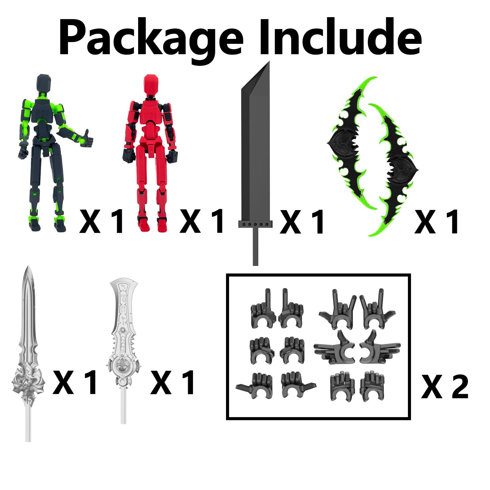 Snapklik.com : (Assembly Completed) T13 Action Figure Set, Titan 13 ...