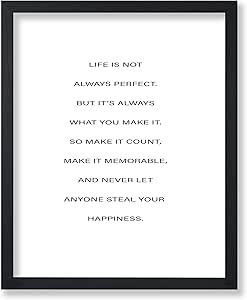 Amazon.com: Poster Master Life Is Not Always Perfect Poster ...
