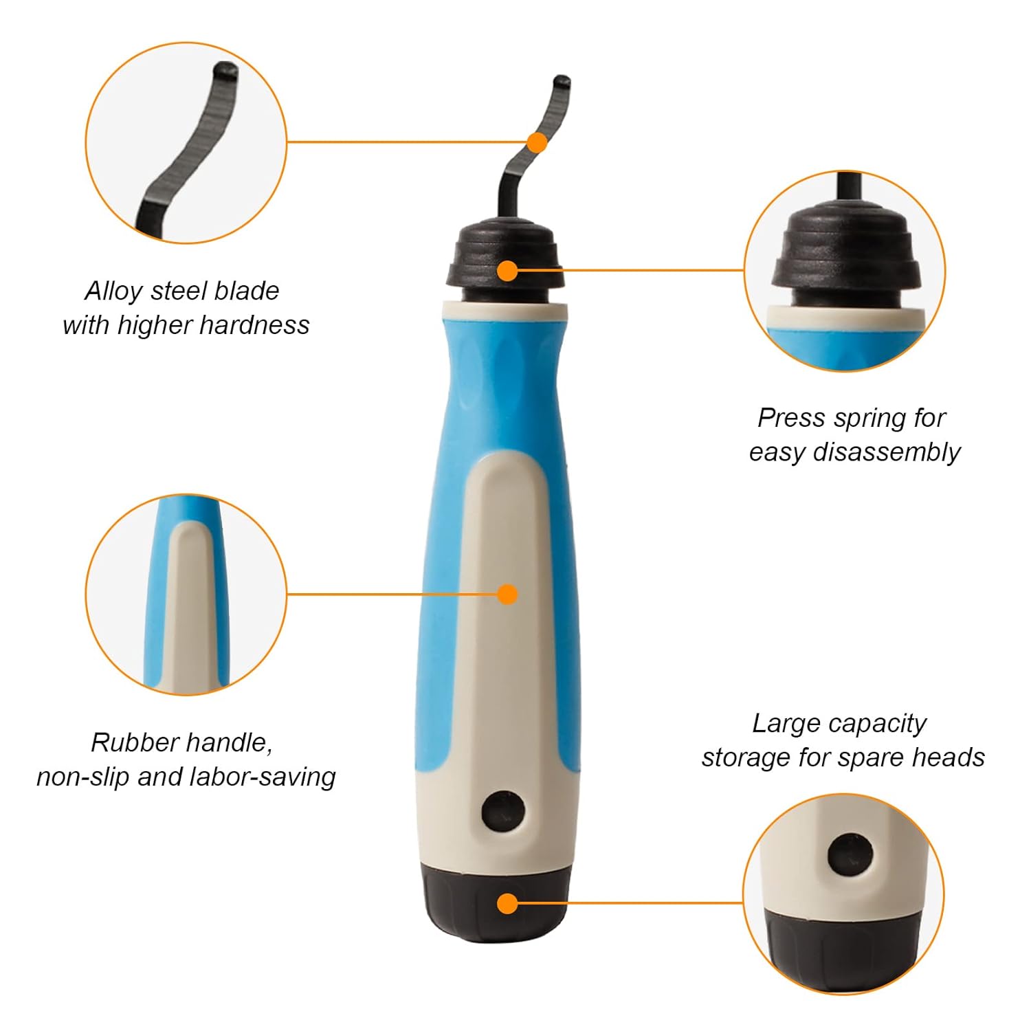 Buy C100AE Deburring Tool for Resin, Deburring Tools for Metal, Hand ...