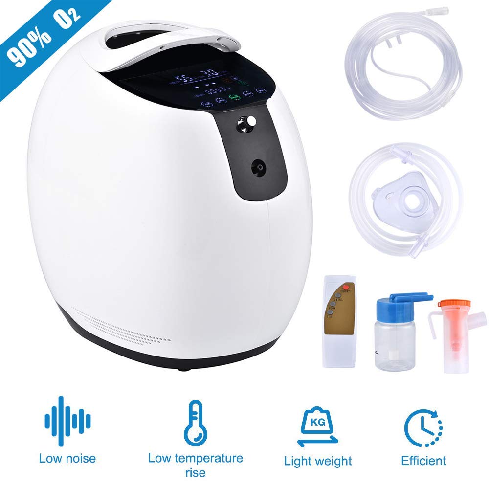 Buy ASDFGH Oxy-gen Respir-ator, 1-7L/min Adjustable Portable Oxy-gen ...