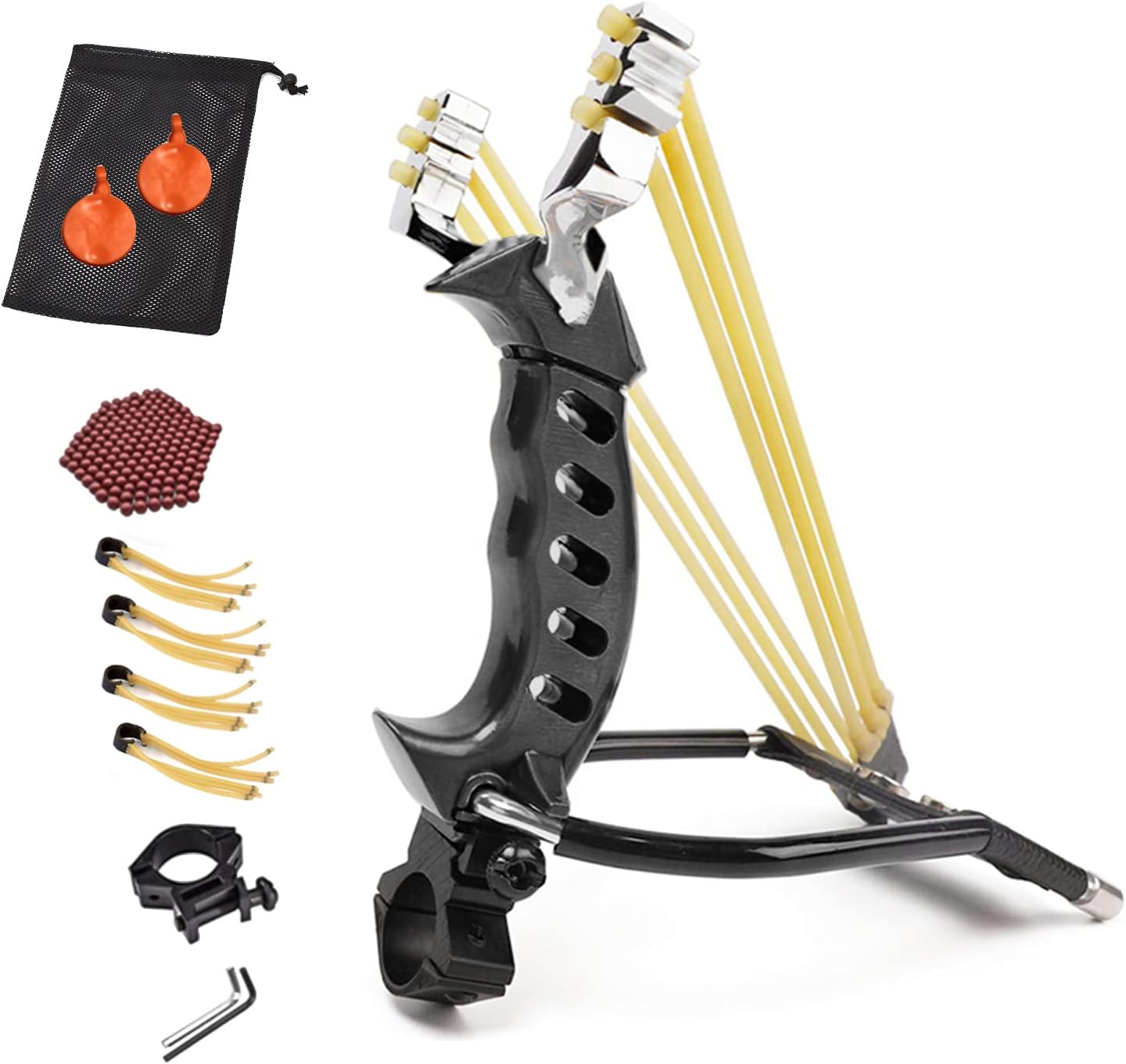 Professional Strong Slingshot Set, Slingshot for Hunting Rocket with ...